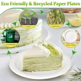 Small Paper Plates 6 inch, 250 Pack Compostable Disposable Plates for ...