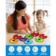 Coogam Interactive Alphabet Spinning Card for Toddler, ABC Letters ...