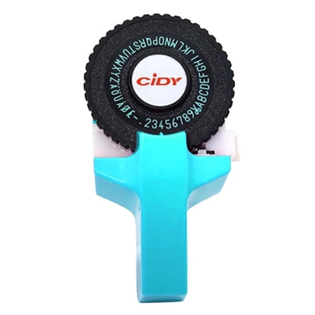 Manual DIY Plastic Letter Embossing Typewriter 3D Sky Blue | Walmart Canada