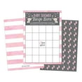 25 Pink Elephant Bingo Game Cards For Girl Baby Shower, Bulk Blank ...