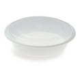 Asporto 48 oz Round White Plastic To Go Box - with Clear Lid ...
