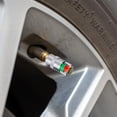 Visual Tire Pressure Monitor Cap With Color Coded Alert Showing Green ...