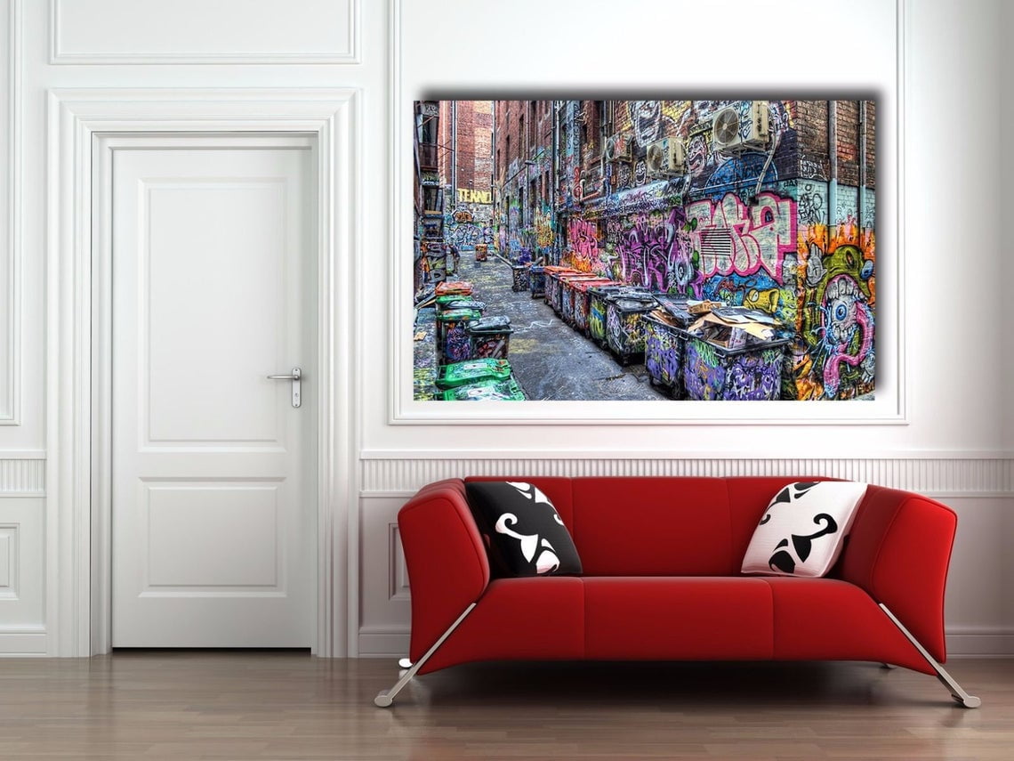Five Pointz NYC Graffiti Street Art 36x24 Ready to hang Canvas Banksy ...