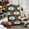 HOMERAL Christmas Wrapping Paper Roll - 17 Inch X 33Feet - Green with ...