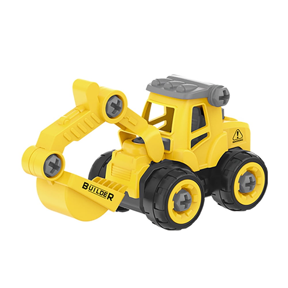 Godderr Toddler Excavator Toy Construction Car Toys Disassembled and ...