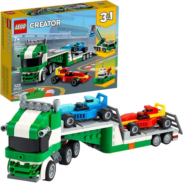 HTCM Creator 3in1 Race Car Transporter 31113 Building Kit; Makes a ...