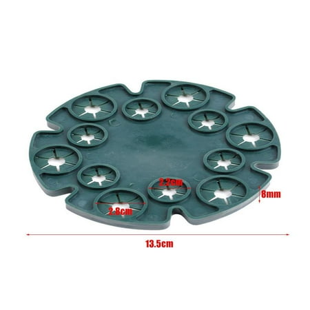 6 Pieces Wigwam Cane Bamboo 12-Hole Sticks Holder Practical Green ...