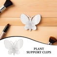 DEEPCRAFF 20Pcs Reusable Clear Orchid Plant Clips for Flower Spike and ...
