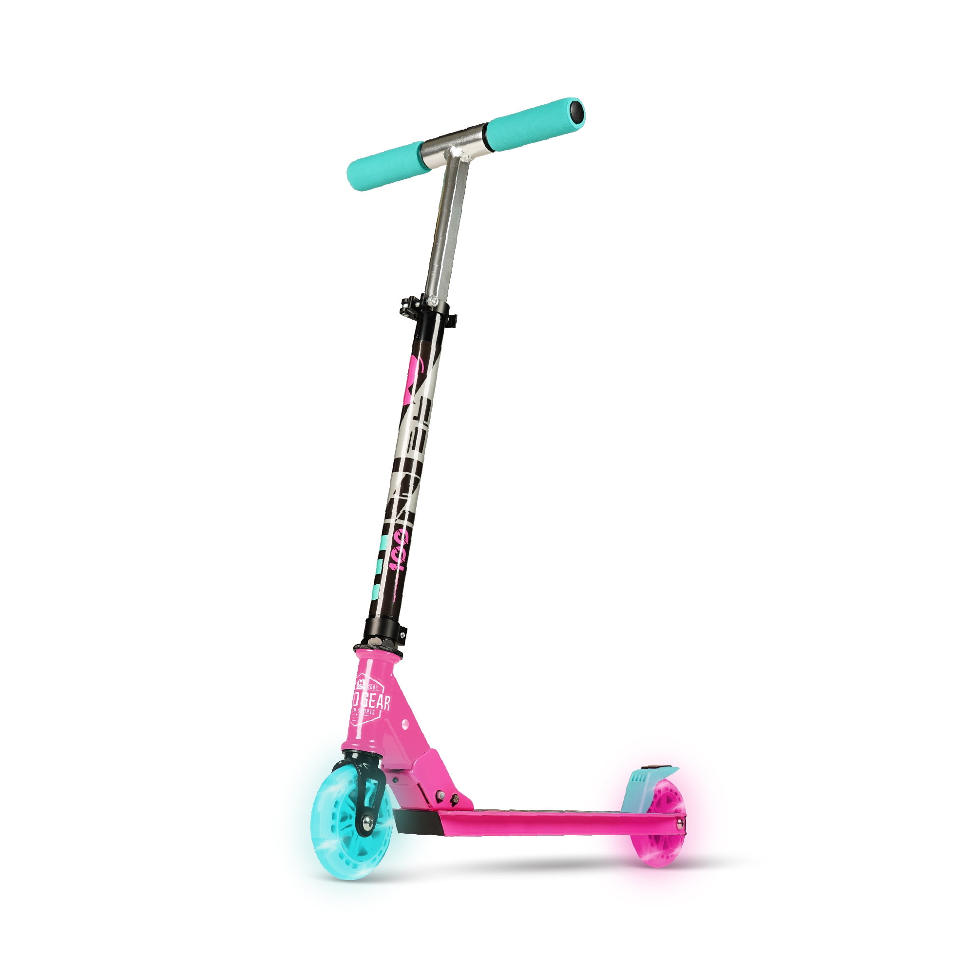 Madd Gear Rize 100 Light-Up Scooter – Pink Teal – Walmart Inventory ...