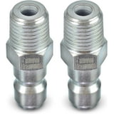 ESSENTIAL WASHER Plated Steel 1/4" Male Quick Connect Fittings Pressure ...