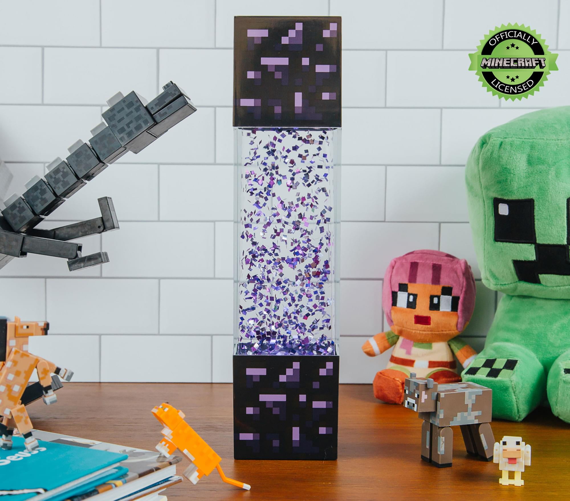 Buy Minecraft Multi-Nether Portal Glitter Motion Light | 12 Inches Tall ...