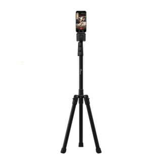 Onn 52" Aluminum Camera/Smartphone Tripod Adjustable Height, Light ...