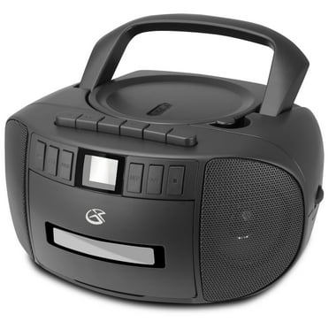 onn. Portable CD Boombox with Digital FM Radio, Navy - Walmart.com