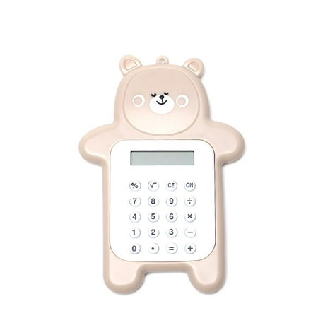 Cartoon Calculator Home Office School Mathematics Counting Tool Mini ...