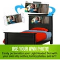 LightHeaded Beds Riviera Twin Bed, Black - Walmart.com