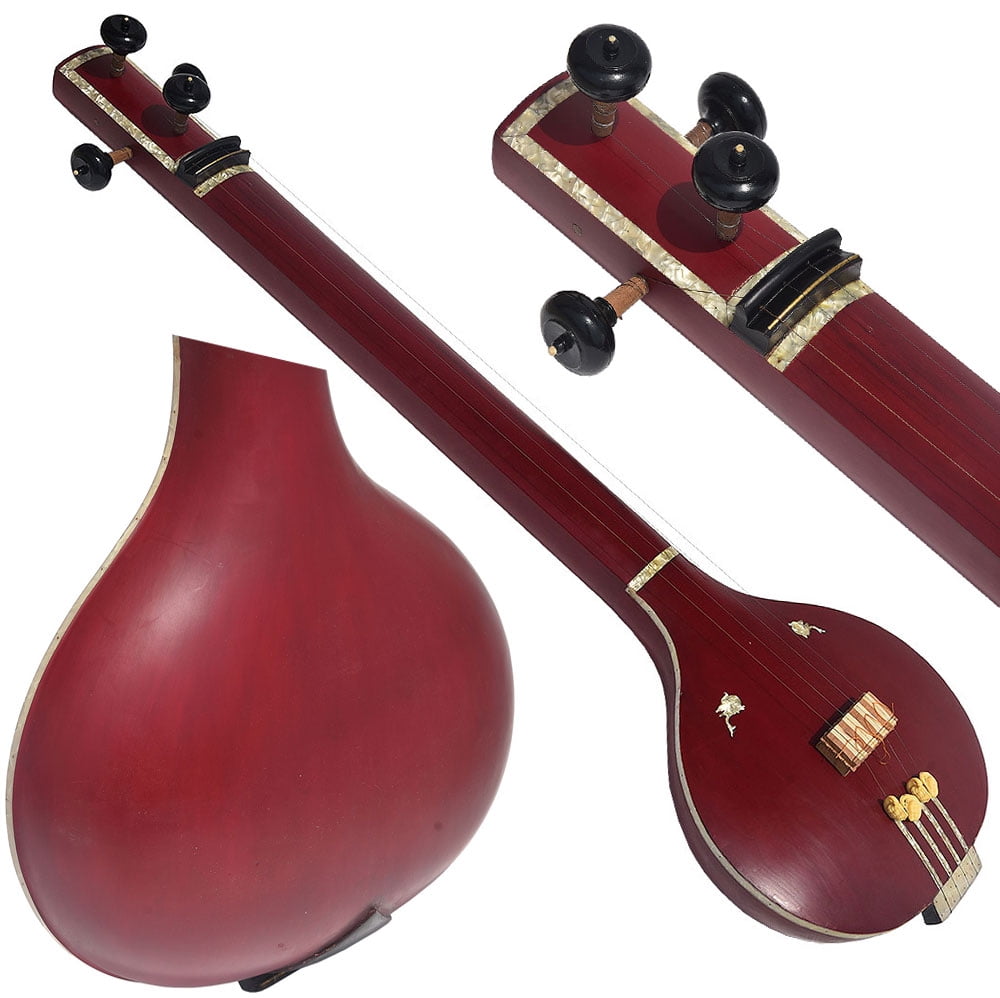 Tanpura~4 Strings~Tanpuri~Tambora~Tun Wood~Suitable for Bhajan, Kirtan ...