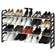 Seville Classics Expandable and Adjustable Shoe Rack Organizer, for ...