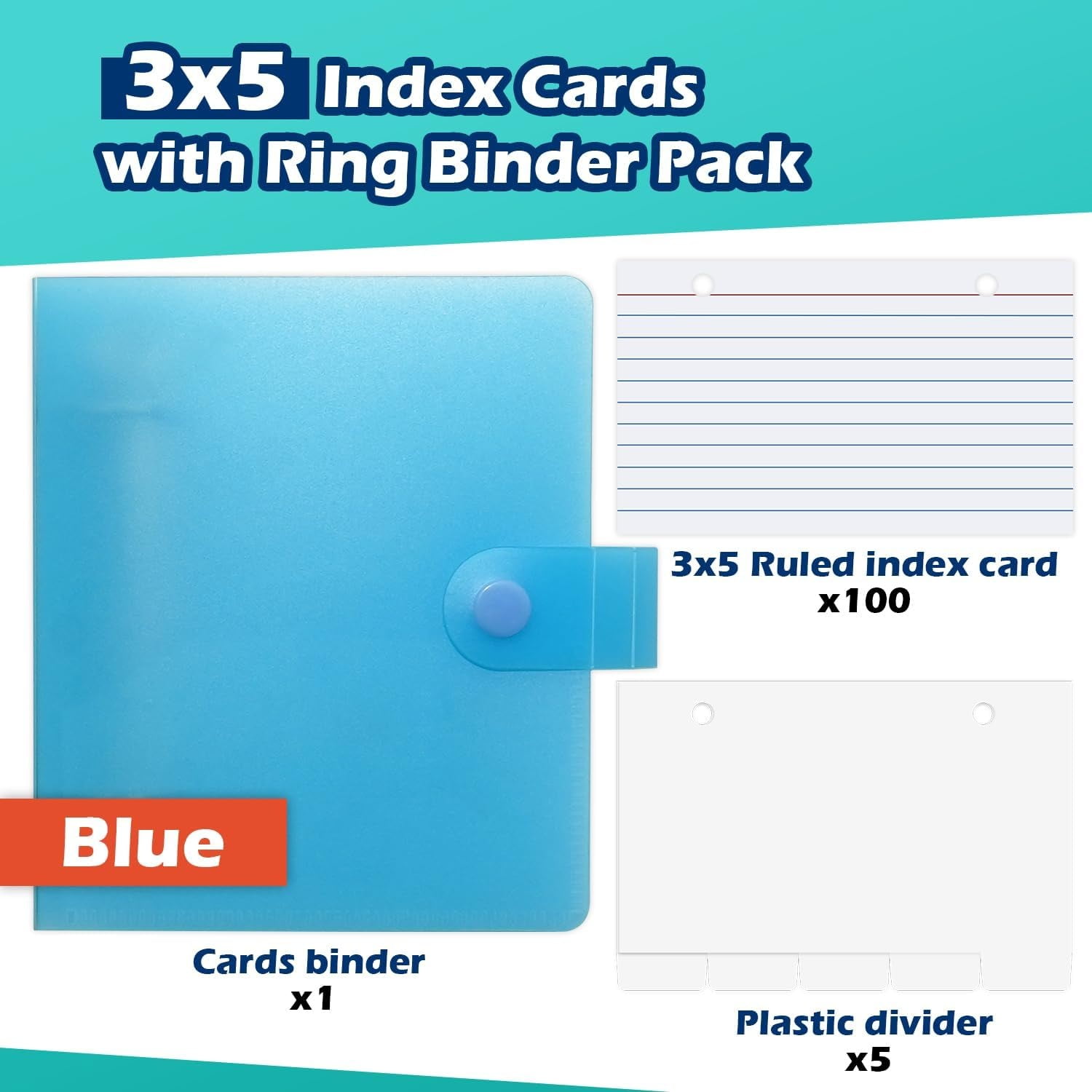 Index Card Binder Organizer