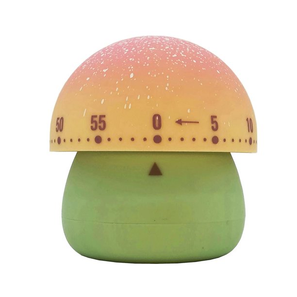 Mechanical Kitchen Timer, Cute Mushroom Timer For Kids, Wind Up 60 ...