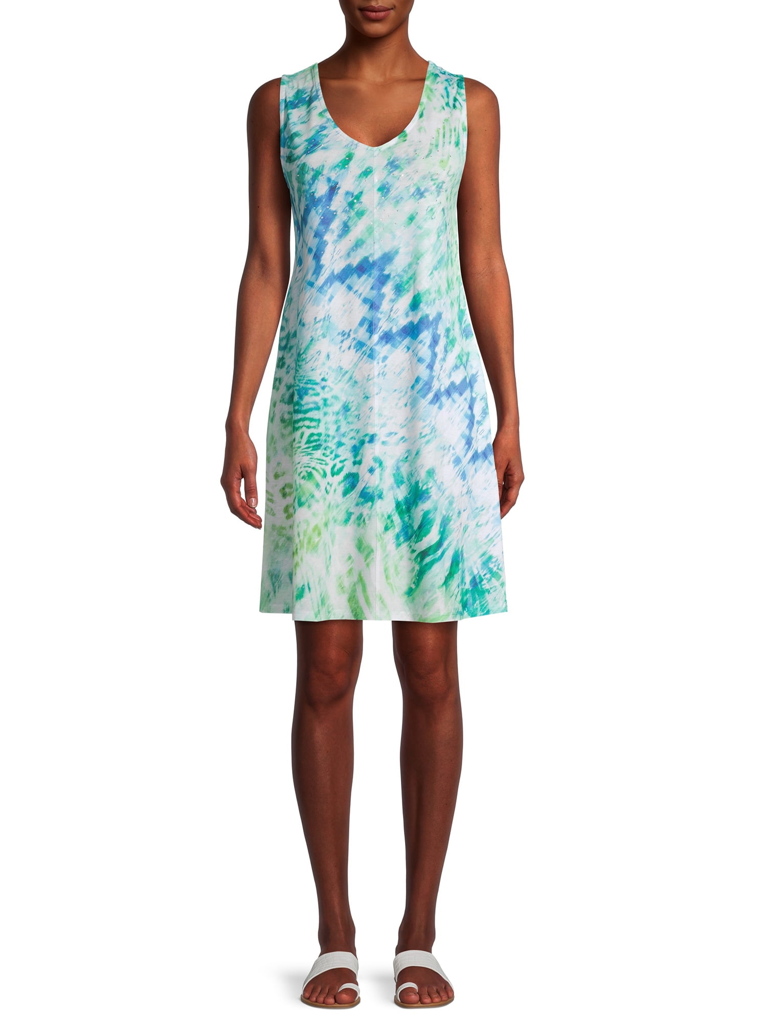 Time and Tru Women's Sublimation Dress - Walmart.com