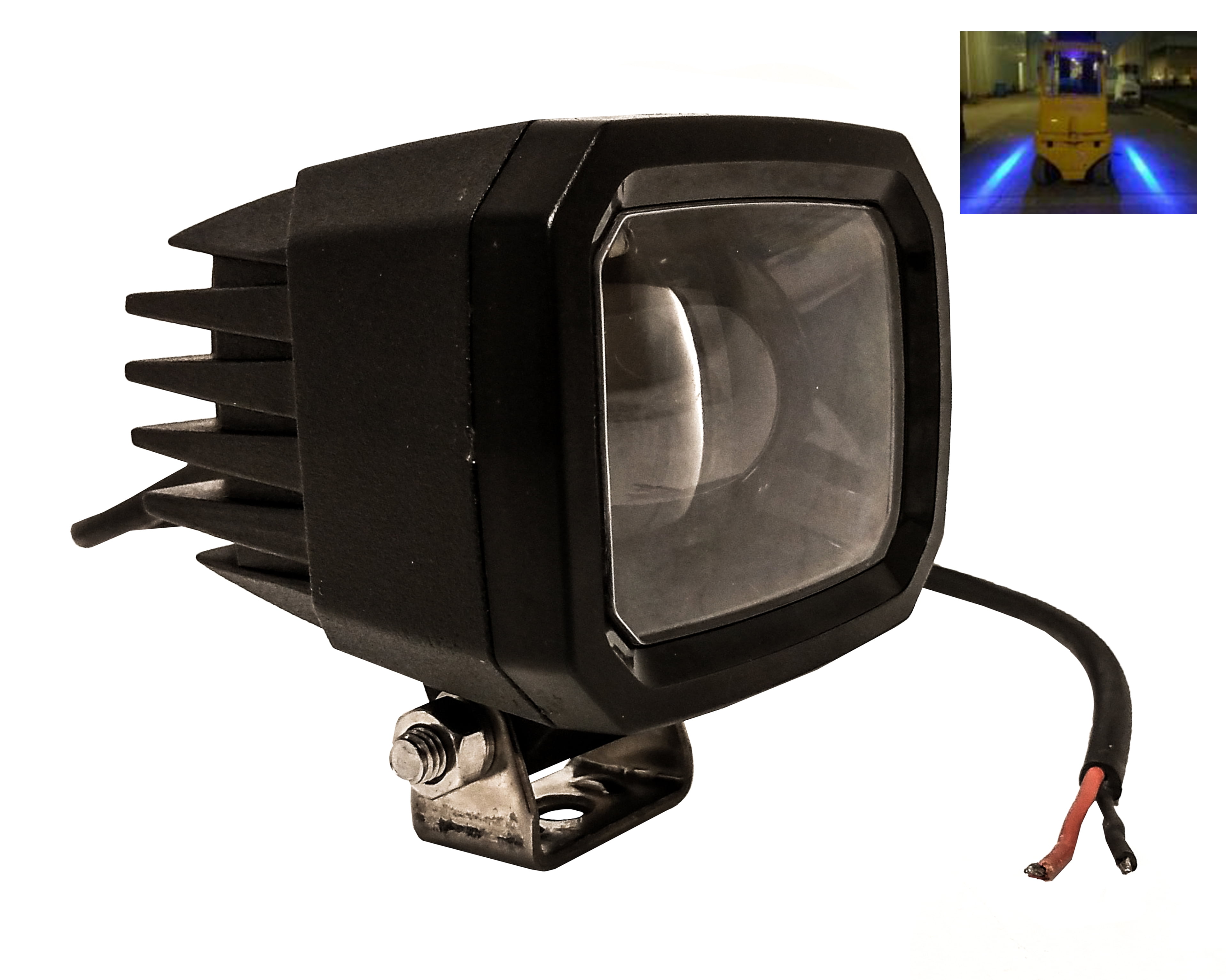 Blue Line LED Forklift Light Warehouse Safety Front Side Marker ...