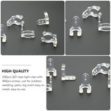 200pcs LED Rope Light Clips Holder Mounting Rope Light Mounting Clips ...
