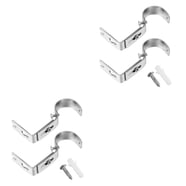 Command Curtain Rod Hooks [Removable]: 2-pack (Matte Black) [16-sets ...