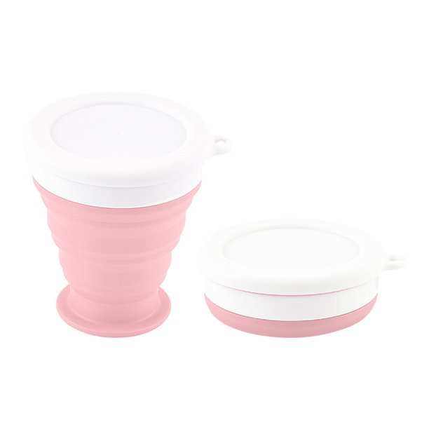Thinsony 200ml Folding Cup Retractable Silicone Portable Picnic Hiking ...