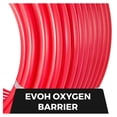 5/8 Inch PEX Tubing 500Ft Oxygen Barrier Red PEX-B Pipe for Radiant ...