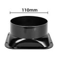 Duct Connector Square Flange Abs Plastic for 100-300Mm Dia Hose Check ...