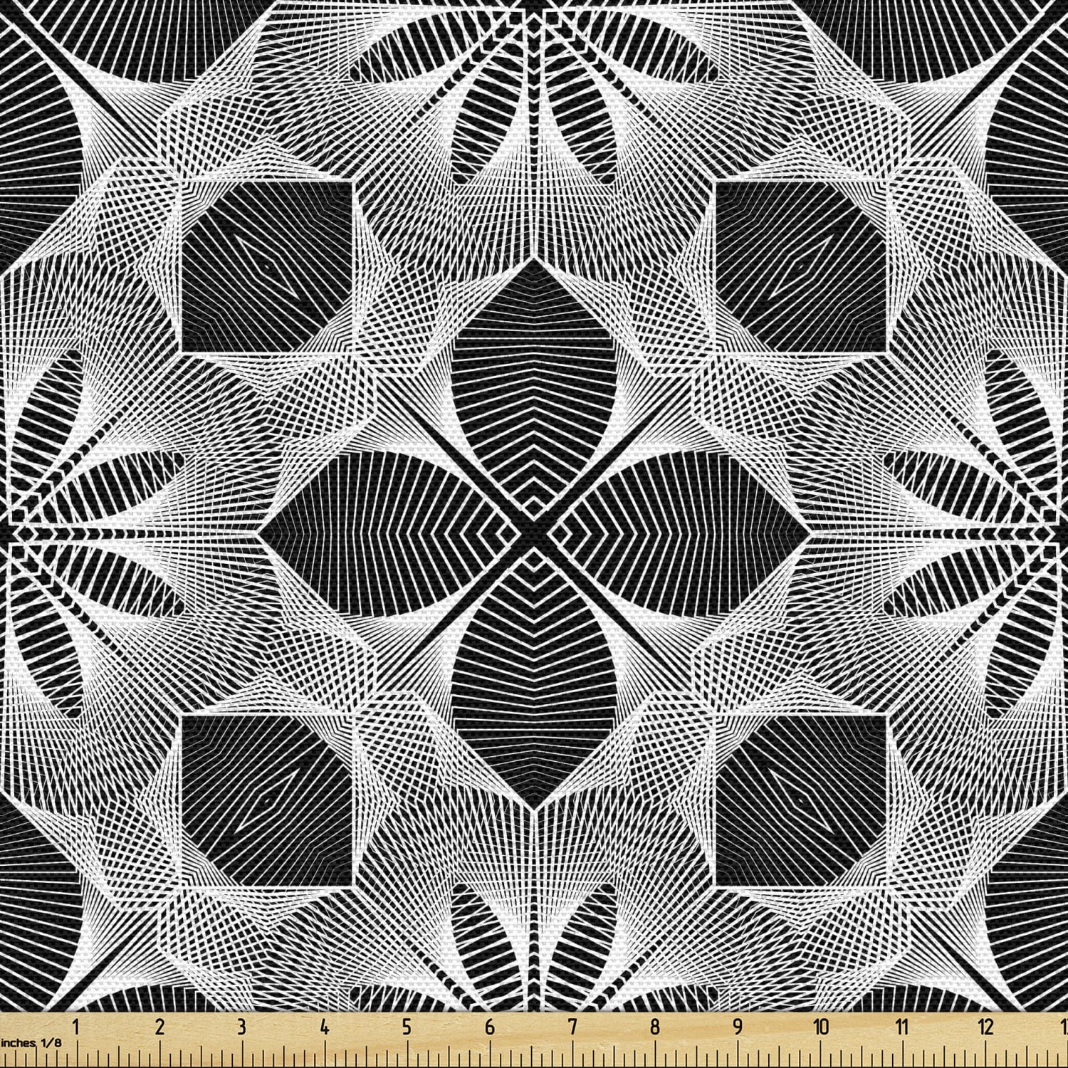 Abstract Sofa Upholstery Fabric by the Yard, Antique Inspired Design of ...