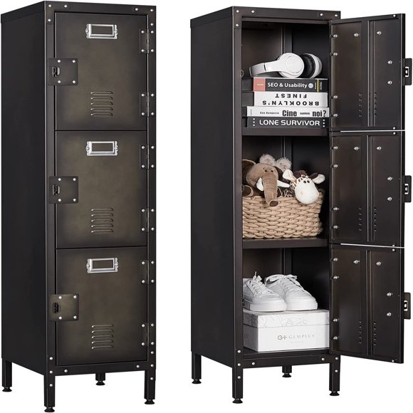 Storage Lockers Full Length Shelving