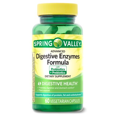 Spring Valley Activated Charcoal Dietary Supplement, 520 mg, 60 count ...