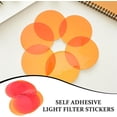 DAYI 20pcs Self-Adhesive Color Filter Sheets - 2. 91 Inch Round ...