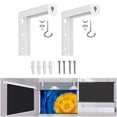 Projector Curtain Wall Mount Bracket Wall Support for Projectors Screen ...