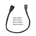 4Pin Male to Female CPU Power Extension Cable Replacement For PC Case ...