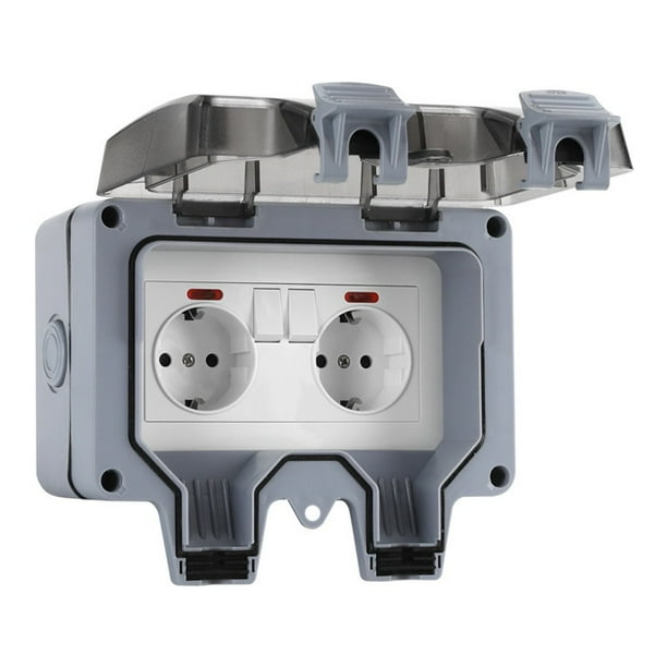 Single Outdoor Socket Waterproof Socket, Wall Power Socket, Switch ...