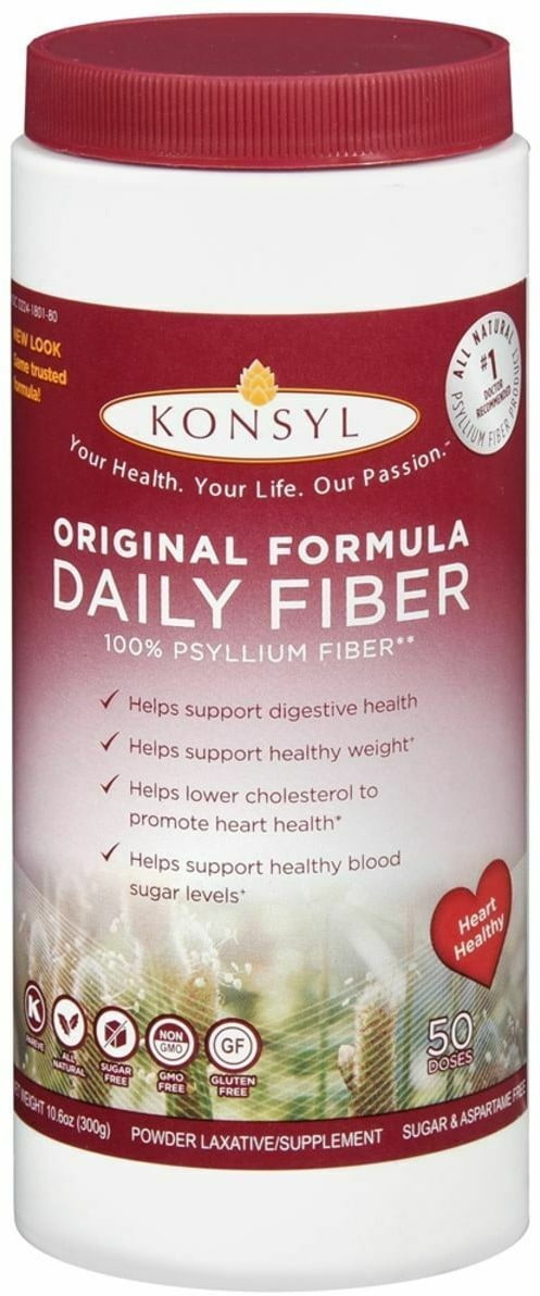 Konsyl Natural Fiber Supplement Laxative Original Sugar Free 300 g ...