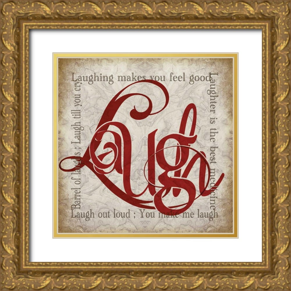Wolk, Lisa 20x20 Gold Ornate Wood Framed with Double Matting Museum Art ...
