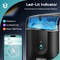 EUHOMY Countertop Nugget Ice Maker - 40Lbs/24H Soft Nugget Ice, Ultra ...