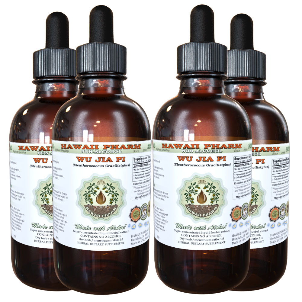 Wu Jia Pi (Eleutherococcus Gracilistylus) Glycerite, Dried Root Alcohol ...