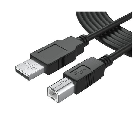 6 Ft Long USB-Printer-Cable 2.0 for HP OfficeJet Laserjet Envy; Canon ...