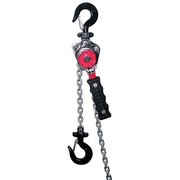 CM Columbus McKinnon Lever Chain Hoist, 1 1/2 Tons Cap., 10 ft Lifting ...