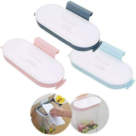 3 Pcs Kitchen Garbage Bag Holder, Kitchen Cabinet Garbage Bag Holder ...