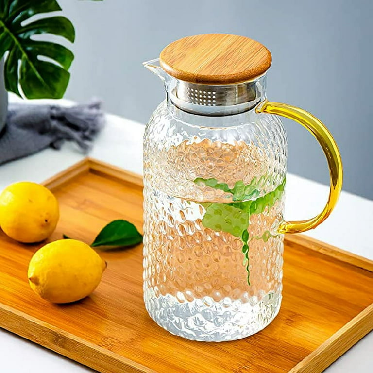Borosilicate Glass Pitcher With Lid
