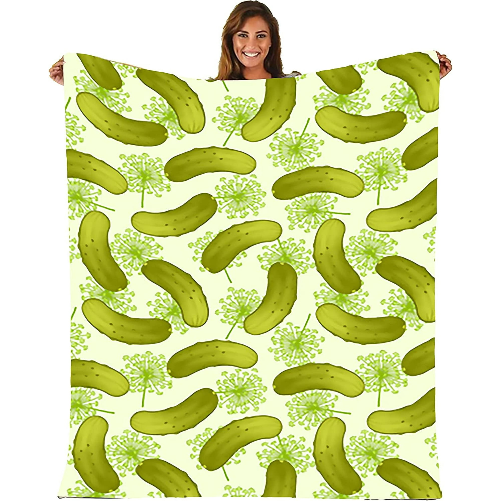 Click here for Uahtqjng Blanket Dill Pickles Fleece Blanket Foldr... prices