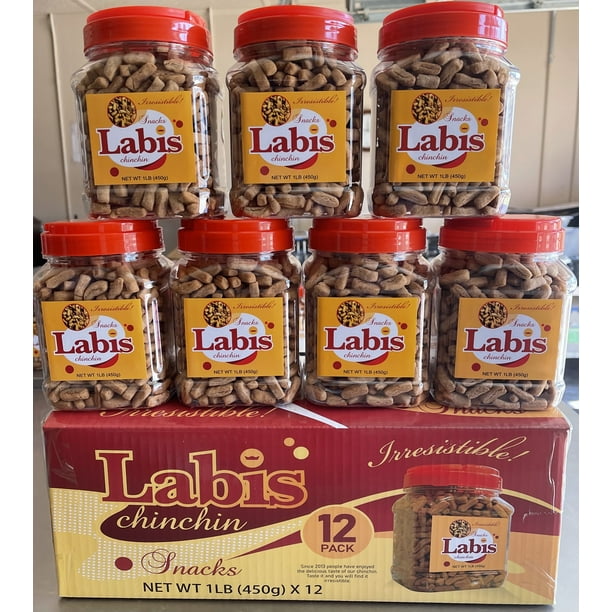 Labis Chin Chin Cookies Value Box (Pack of 12) African Cookie Snack ...