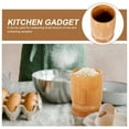 OUNONA Bamboo Measuring Cup for Rice and Flour with Light Brown Color ...