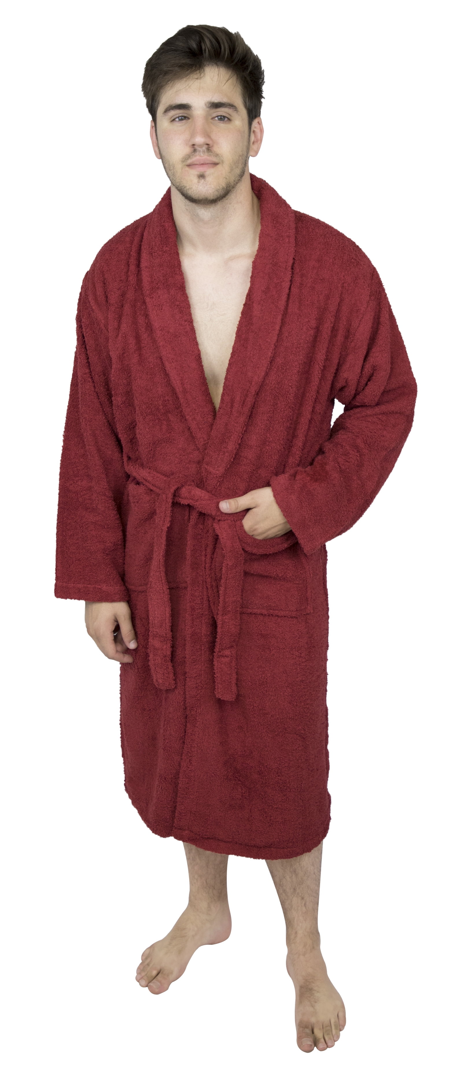 U B 100% C T T Red/Wine S Gown Bath Robe ￡6.80 thenationalherald.com