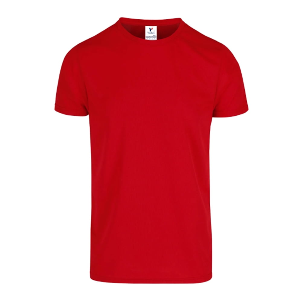 Playera Cuello Redondo para Caballero, Color Rojo, Talla Mediana, 100% ...